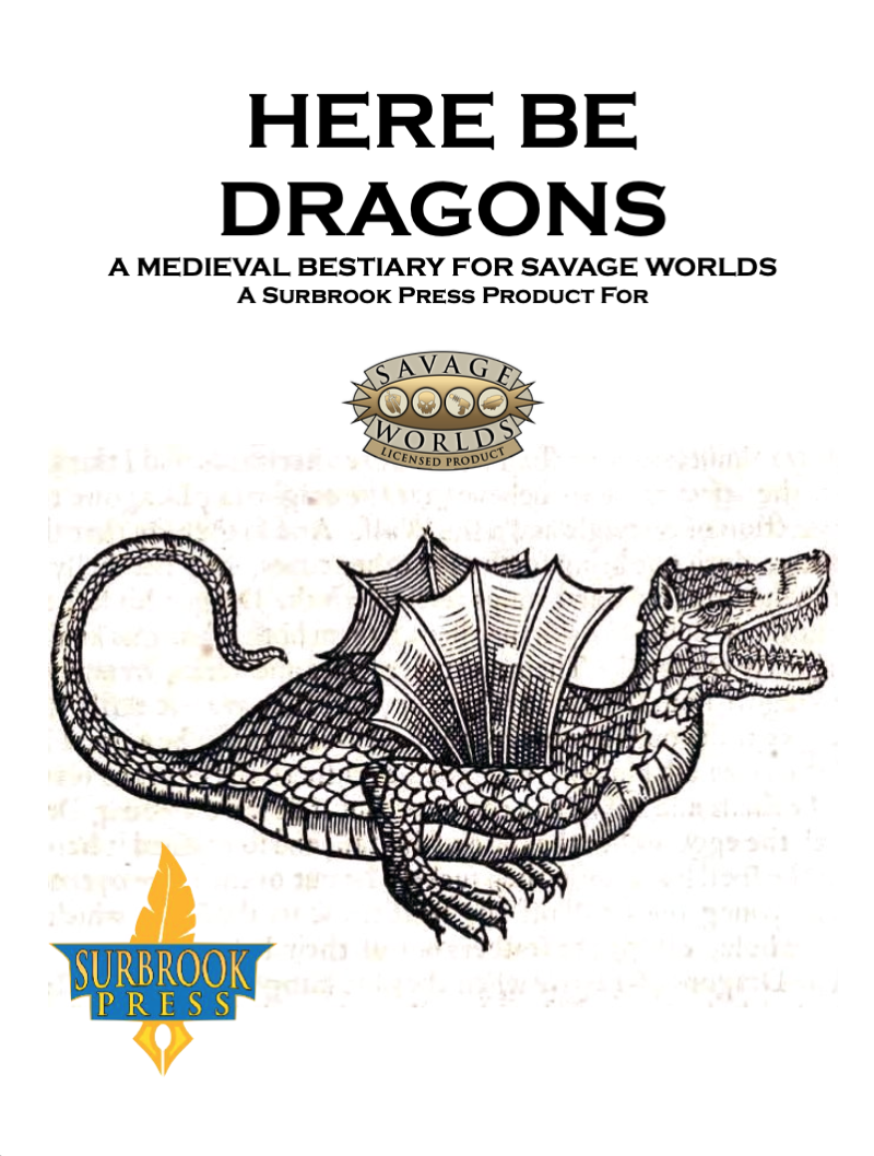 Here Be Dragons (SWADE) - Surbrook Press | DriveThruRPG