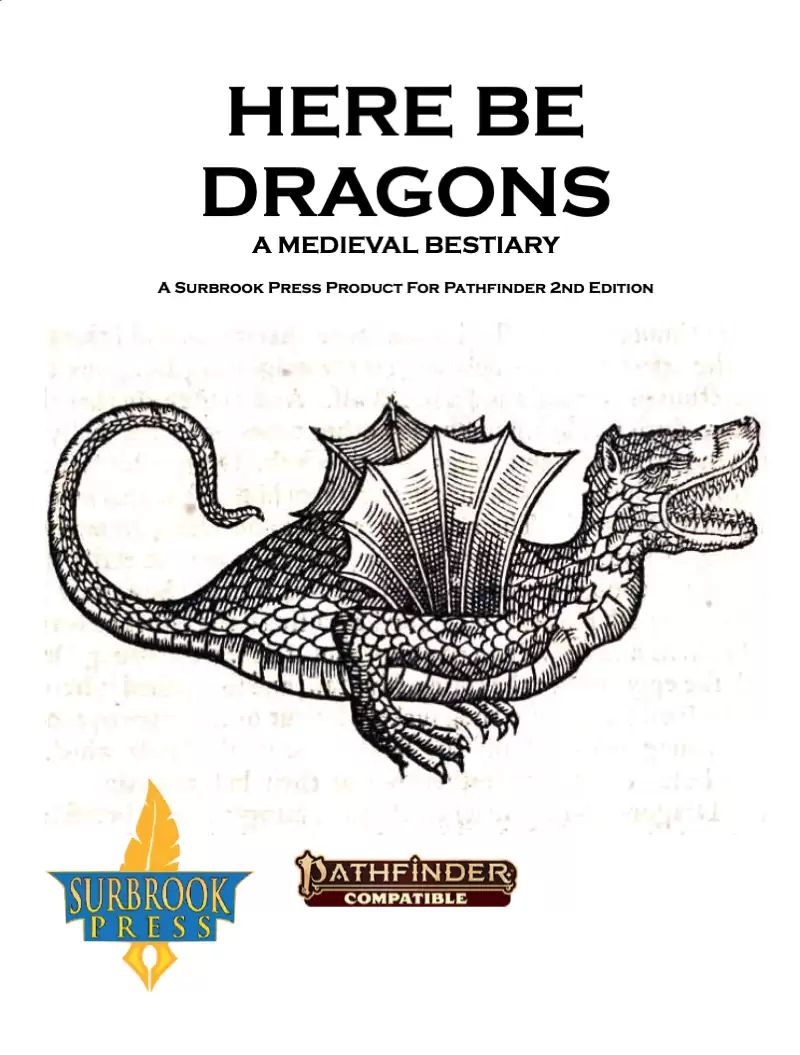 Here Be Dragons (PF2e) - Surbrook Press | DriveThruRPG