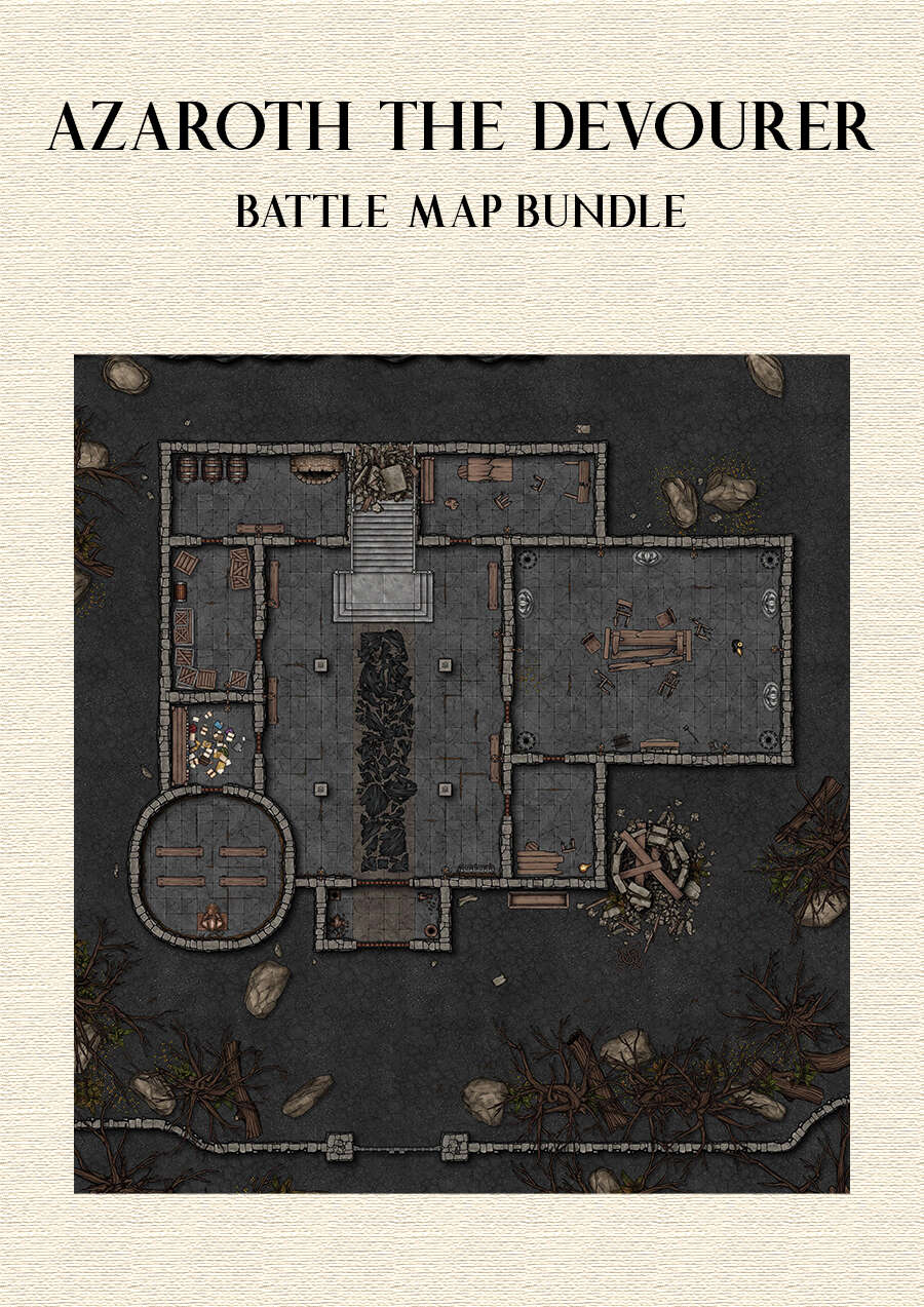 Azaroth the Devourer - Battle map pack - JB-Media | DriveThruRPG