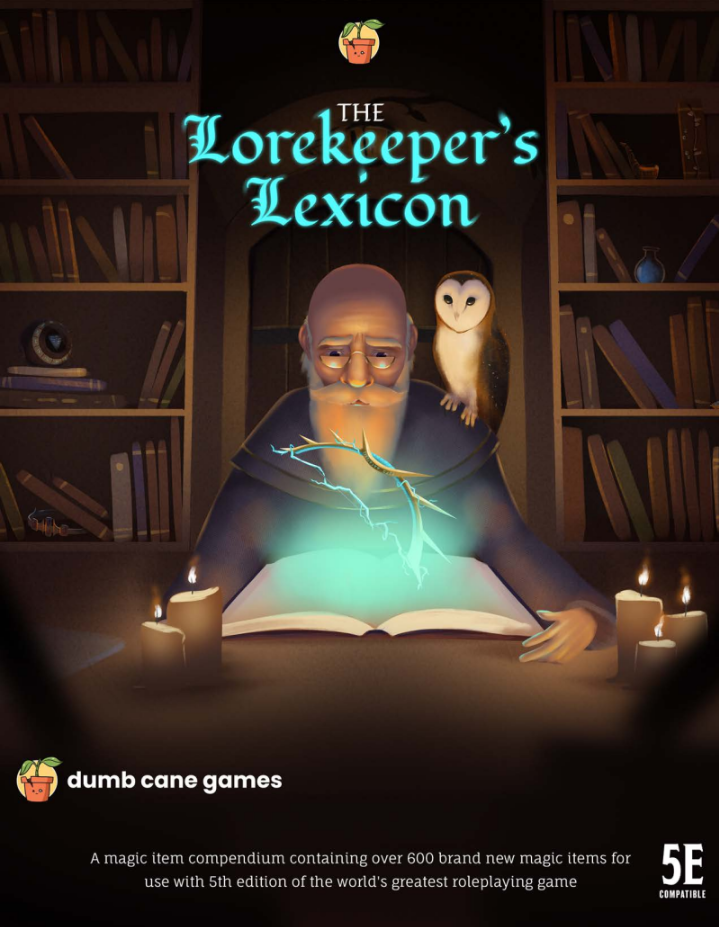Lorekeeper's Lexicon - Dumb Cane Games | DriveThruRPG