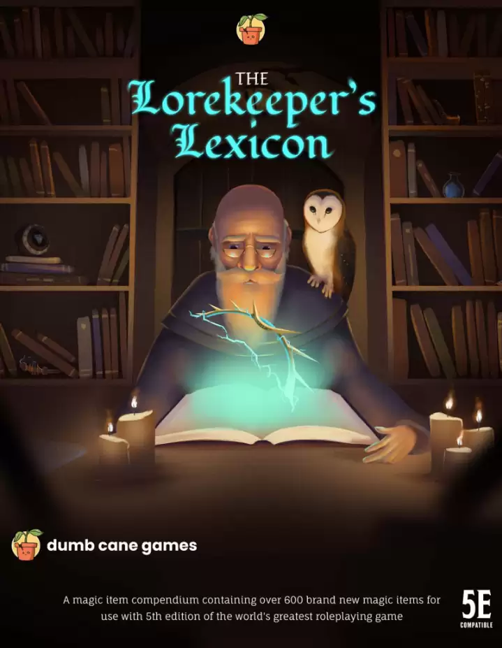 Lorekeeper's Lexicon - Dumb Cane Games | DriveThruRPG