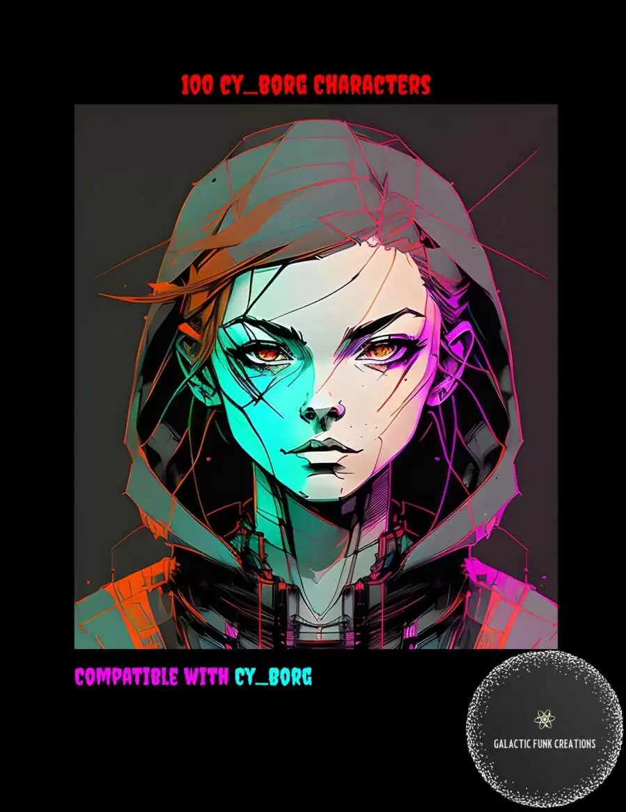 100 Cy_Borg Characters - Galactic Funk Creations | DriveThruRPG