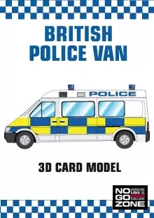British Police Van - 3D card model - Warm Acre | DriveThruRPG