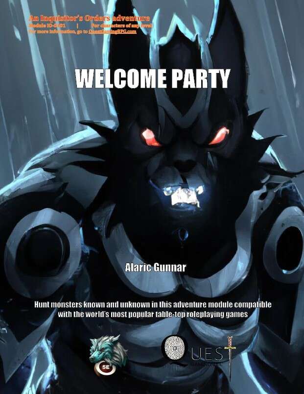 Welcome Party (IO-0101)(5e) - Quest Gaming, LLC | DriveThruRPG