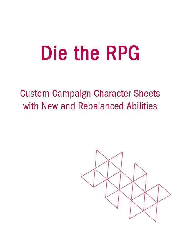 Die RPG Campaign Character Sheets - Nate Brauner | DriveThruRPG