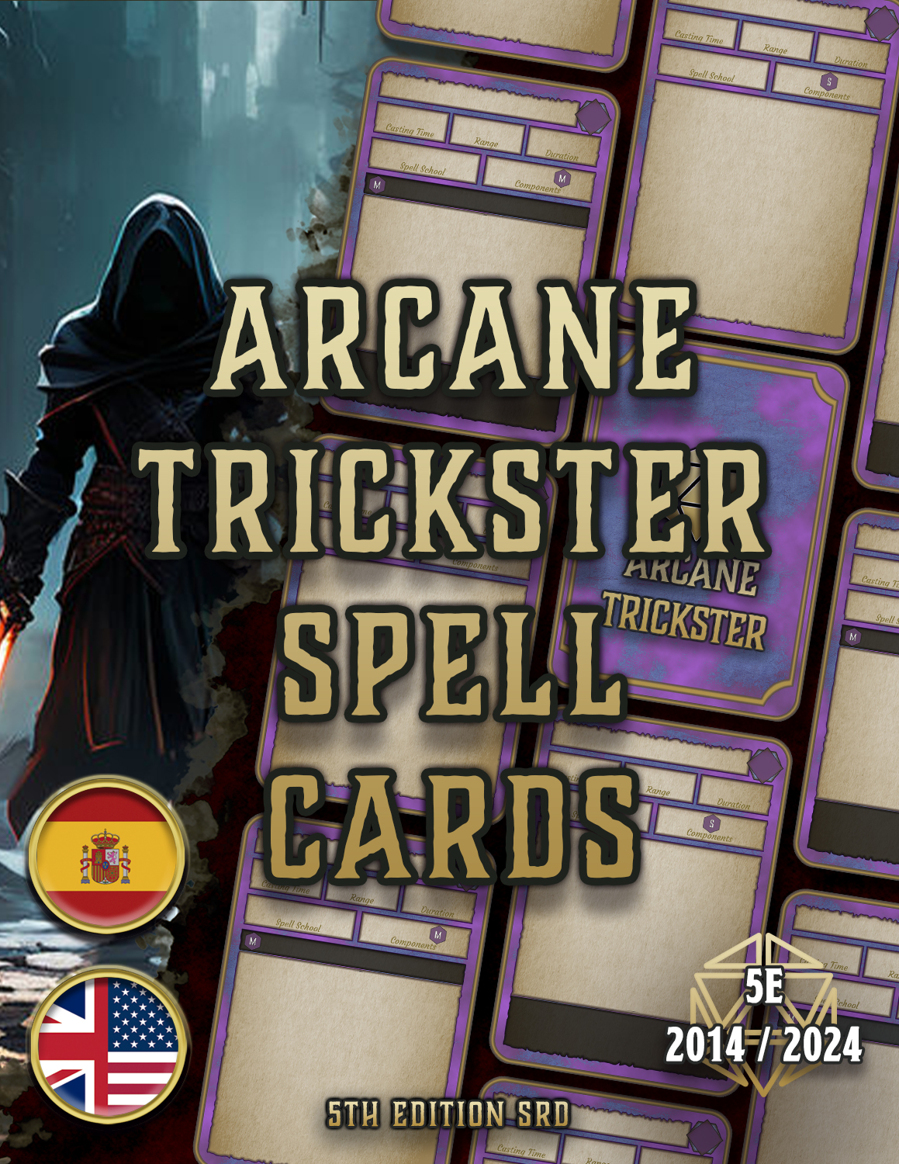 Rogue (Arcane Trickster) Spell Cards D&D 5E - Cibola Designs | DriveThruRPG