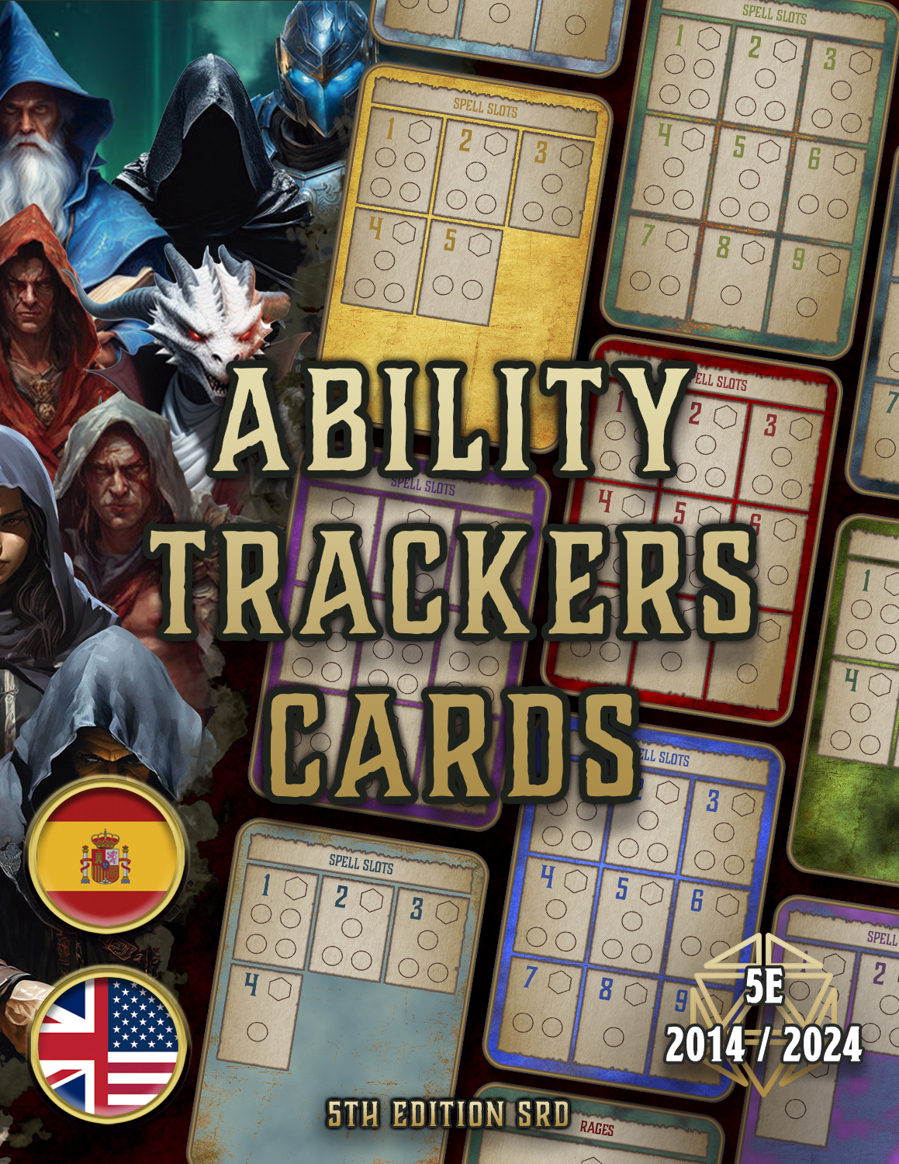 Ability Trackers Cards D&D 5E - Cibola Designs | DriveThruRPG