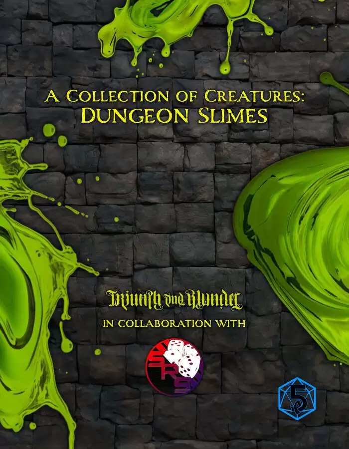 A Collection of Creatures: Dungeon Slimes - Triumph and Blunder | DriveThruRPG