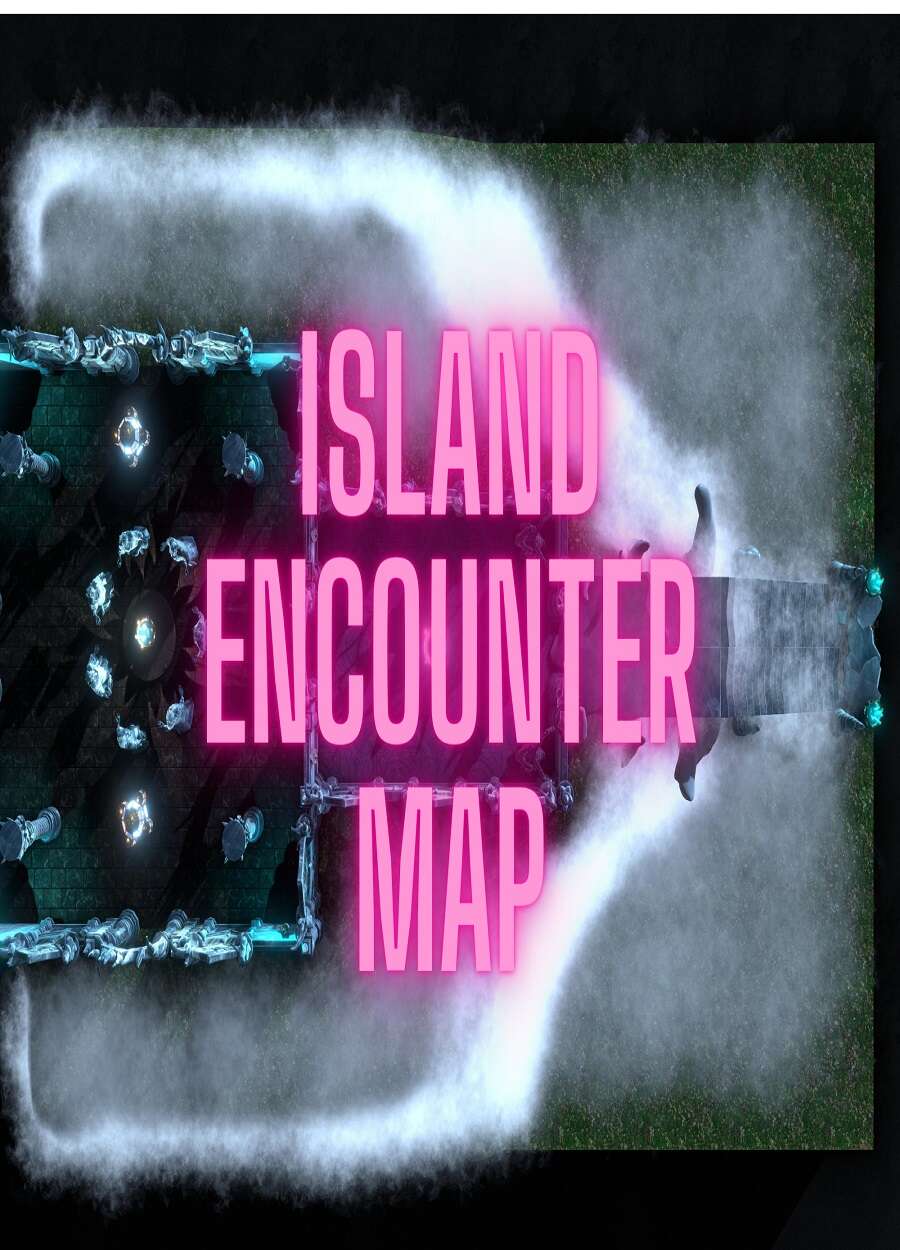 Island Temple Encounter Map With Vdieo - The ManNerd | DriveThruRPG