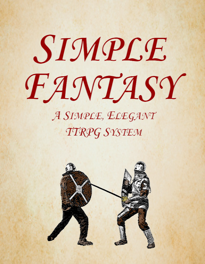 Simple Fantasy TTRPG System - B.D.G. | DriveThruRPG