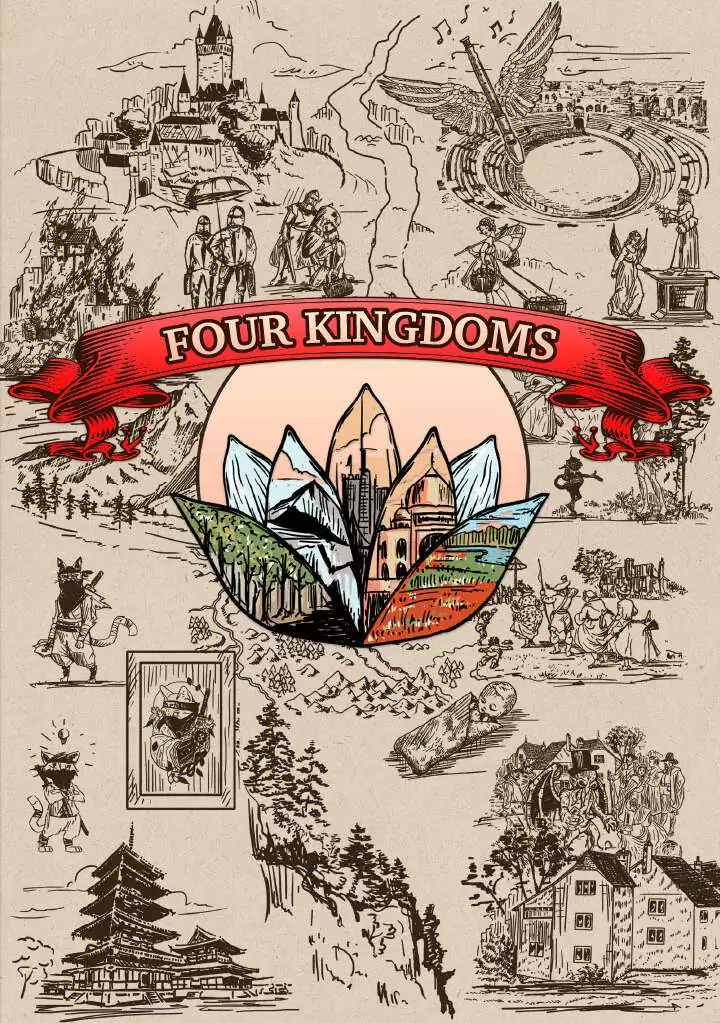 The Four Kingdoms - Tanuki Games | DriveThruRPG