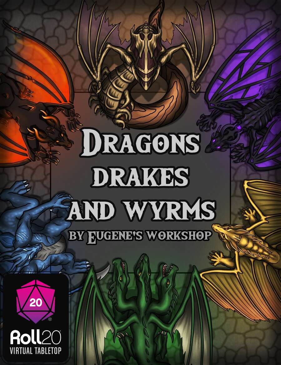 Dragons, Drakes and Wyrms for Roll20 VTT - Eugene's Workshop | Eugene's ...