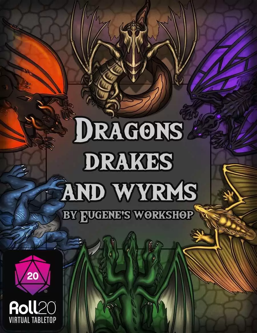 Dragons, Drakes and Wyrms for Roll20 VTT - Eugene's Workshop | Eugene's Workshop | DriveThruRPG