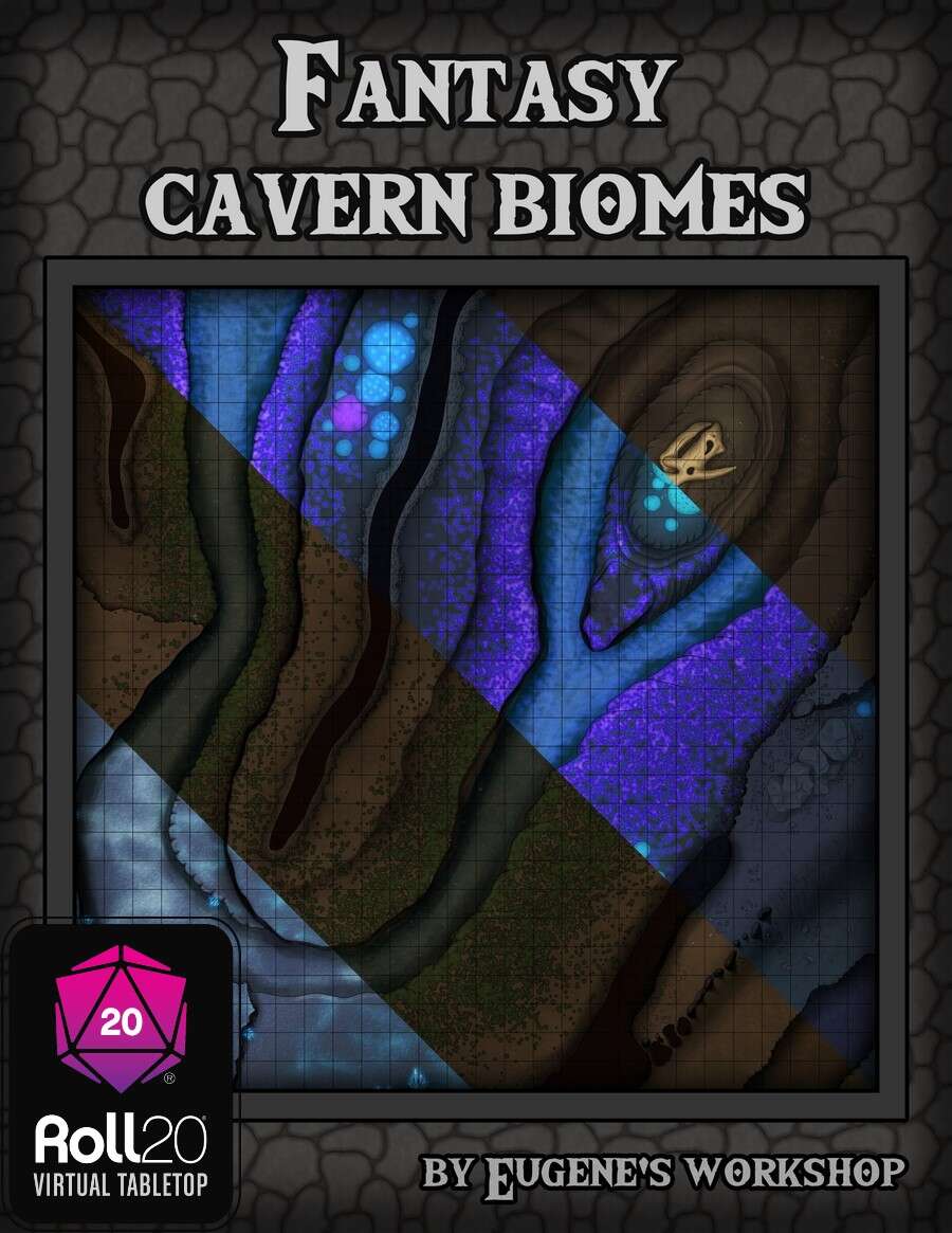 Fantasy Cavern Biomes for Roll20 VTT - Eugene's Workshop | Eugene's ...