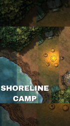 Shoreline Camp - Modular Battlemap - Sortar's Arcanum | DriveThruRPG.com