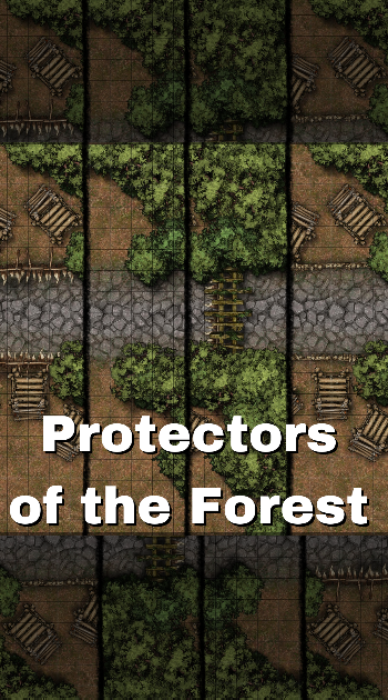 Protectors of the Forest - Modular Battlemap - Sortar's Arcanum ...