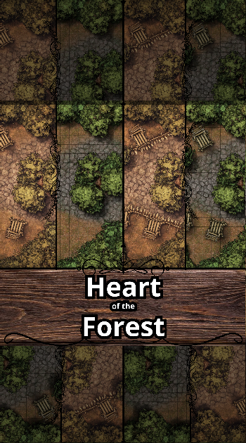 Heart of the Forest - Modular Battlemap - Sortar's Arcanum | Sortar's ...