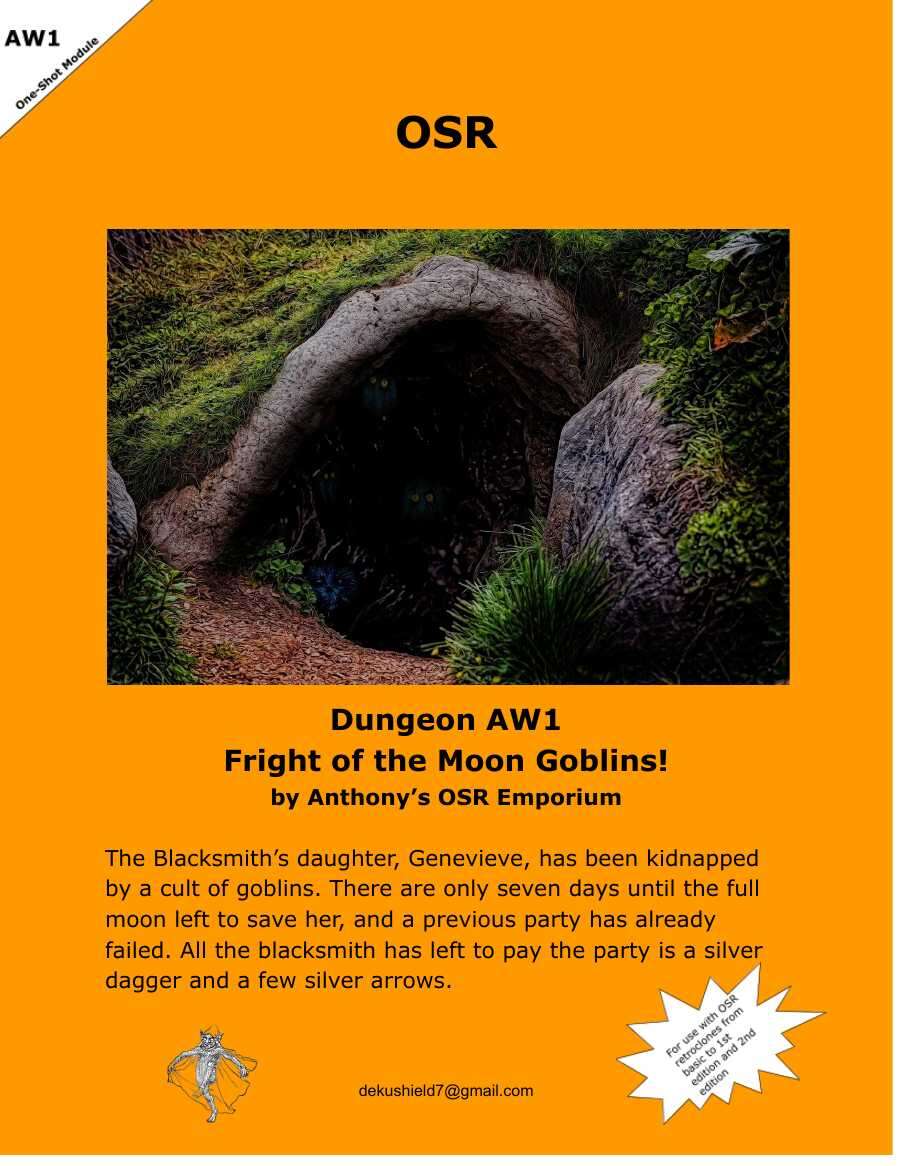 Fright of the Moon Goblins! - Anthony's OSR Emporium | Anthony's OSR ...