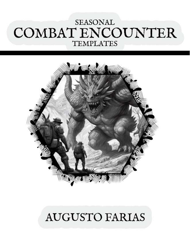 Seasonal Combat Encounters Templates (Fillable PDF) - CeuRPG | DriveThruRPG