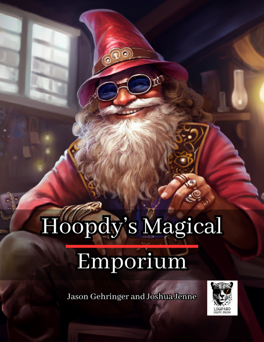 Hoopdy's Magical Emporium - Leopard Print Press | DriveThruRPG