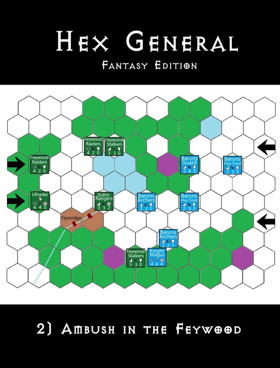 Hex General: Fantasy Edition - 2) Ambush in the Feywood - MindstoneGames | DriveThruRPG