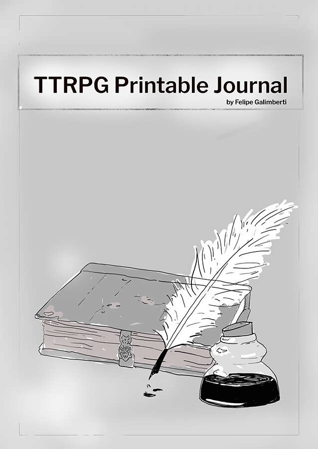 TTRPG Printable Journal - Felipe Galimberti dos Santos | DriveThruRPG