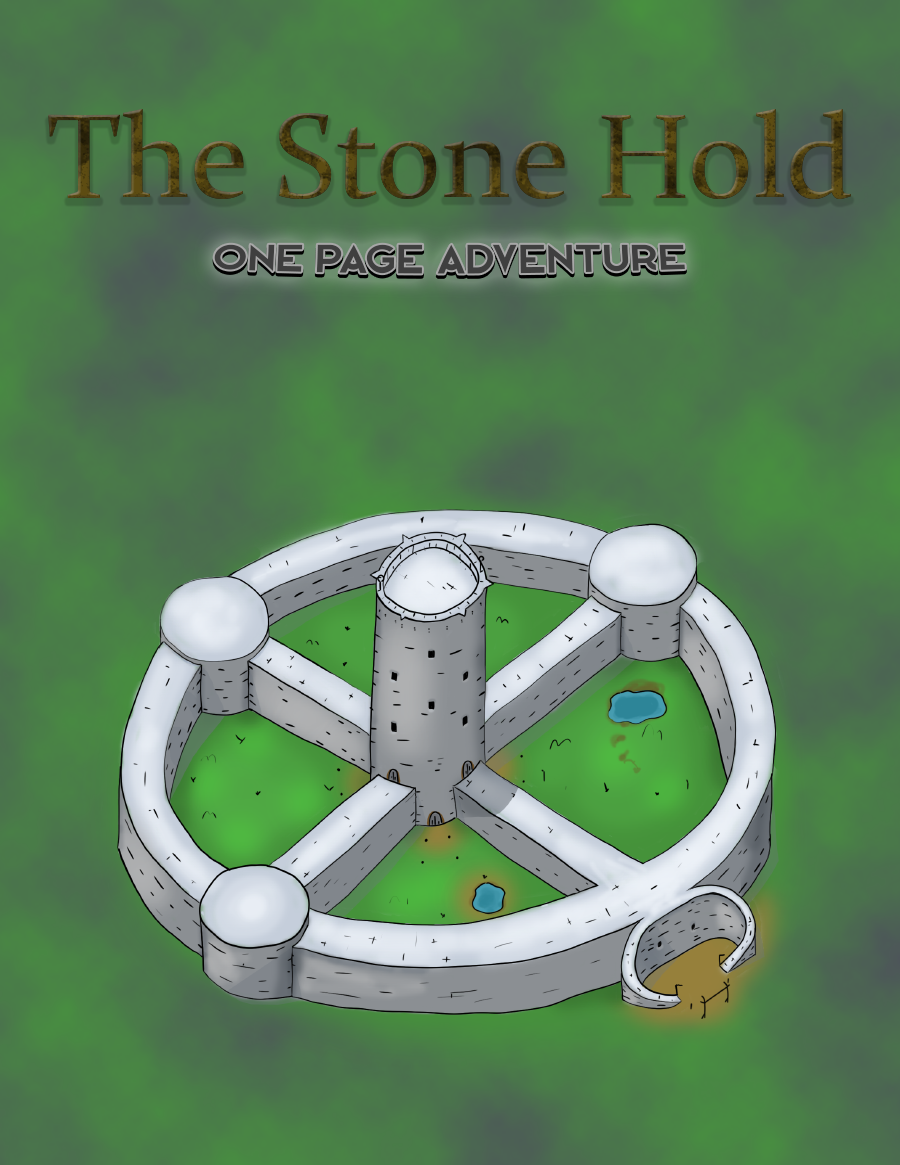 The Stone Hold - One Page Adventure - Scale Bound Games | DriveThruRPG