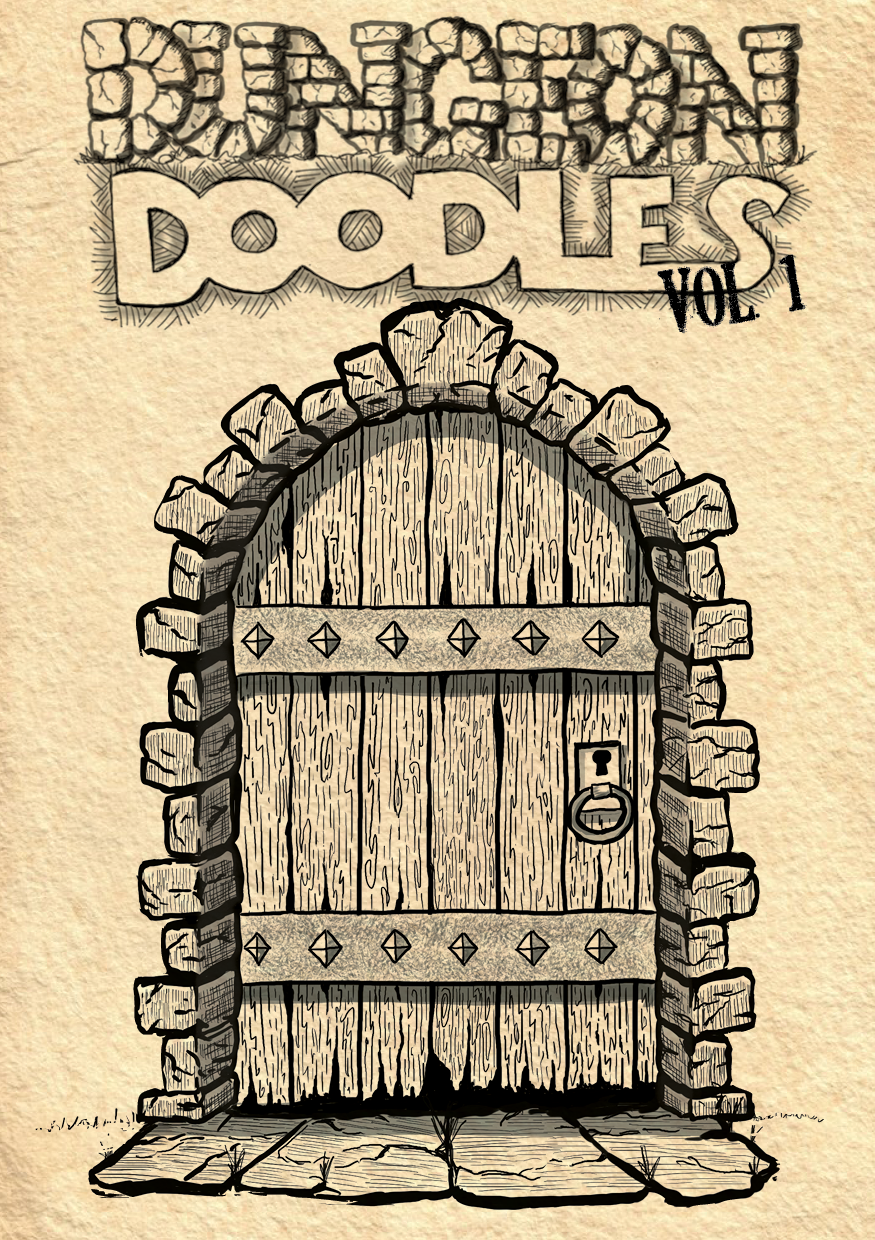 Dungeon Doodles Vol. 1 - Steven Gibbs | DriveThruRPG