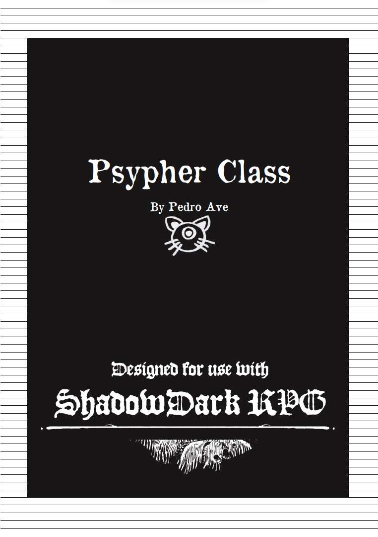 Psypher Class (Shadowdark RPG) - Pedro Ave | DriveThruRPG