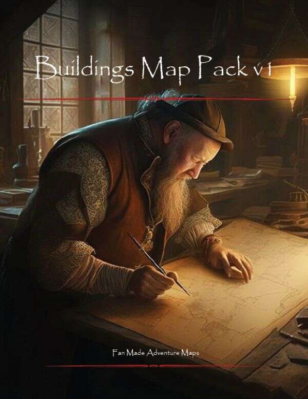 Adventure Maps - Map Pack 1 (buildings) - Kaiolas Gaming | DriveThruRPG