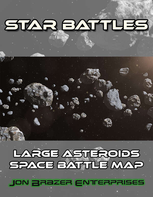 Star Battles: Large Asteroids Space Battle Map (VTT) - Jon Brazer ...