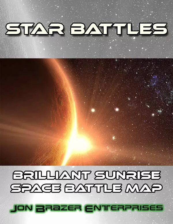 Star Battles: Brilliant Sunrise Space Battle Map (VTT) - Jon Brazer ...