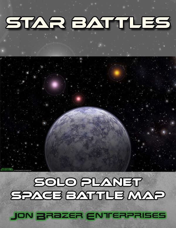 Star Battles: Solo Planet Space Battle Map (VTT) - Jon Brazer ...