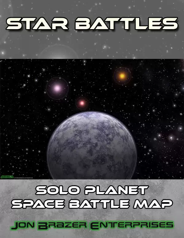 Star Battles: Solo Planet Space Battle Map (VTT) - Jon Brazer ...