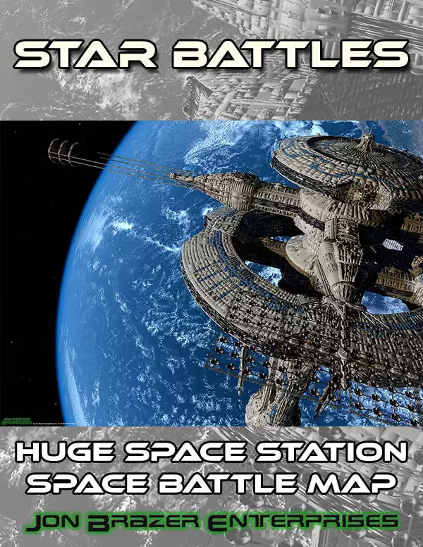 Star Battles: Huge Station Exterior Space Battle Map (VTT) - Jon Brazer ...