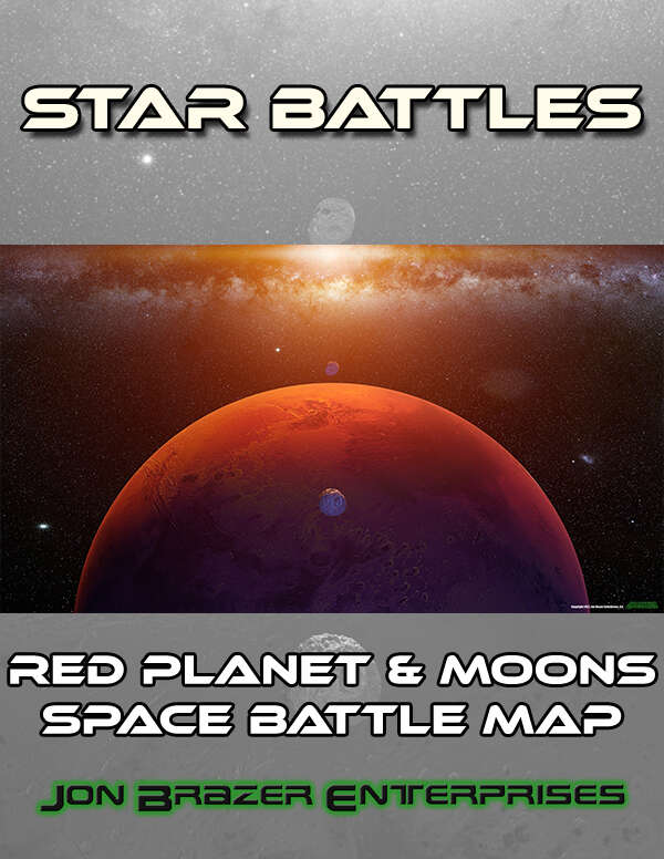 Star Battles: Red Planet and Moons Space Battle Map (VTT) - Jon Brazer ...