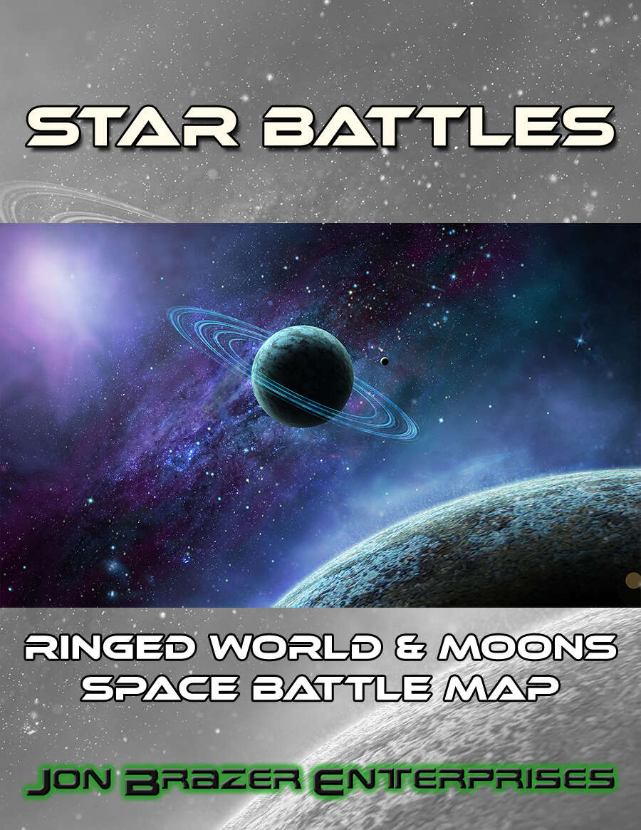 Star Battles: Ringed World with Moons Space Battle Map (VTT) - Jon ...