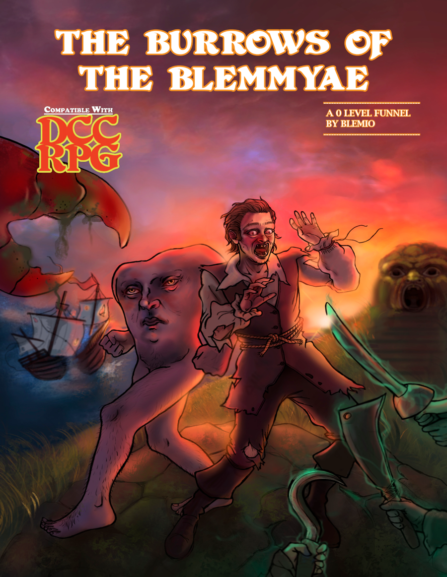 The Burrows of The Blemmyae - Blemio | DriveThruRPG
