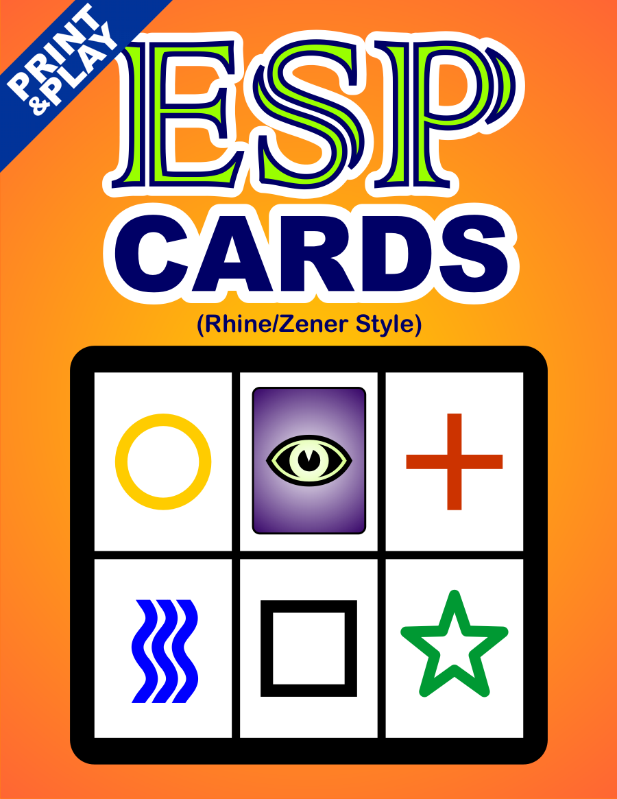 ESP Cards (Print & Play) - Occult Systems | Print & Play | DriveThruRPG