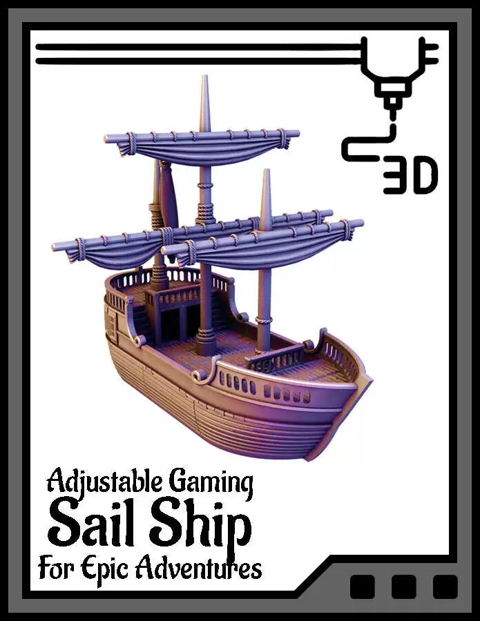 Adjustable Gaming Sail Ship For Epic Adventures. - Hermann Hillmann ...