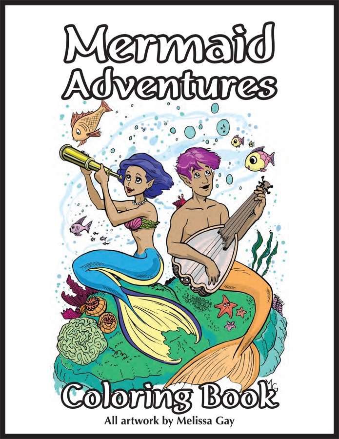 Mermaid Adventures Coloring Book - Third Eye Games | Pip System Games ...