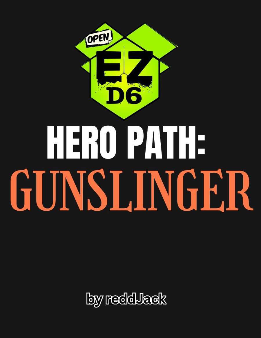Gunslinger: An EZD6 Hero Path - Redd Jack | DriveThruRPG