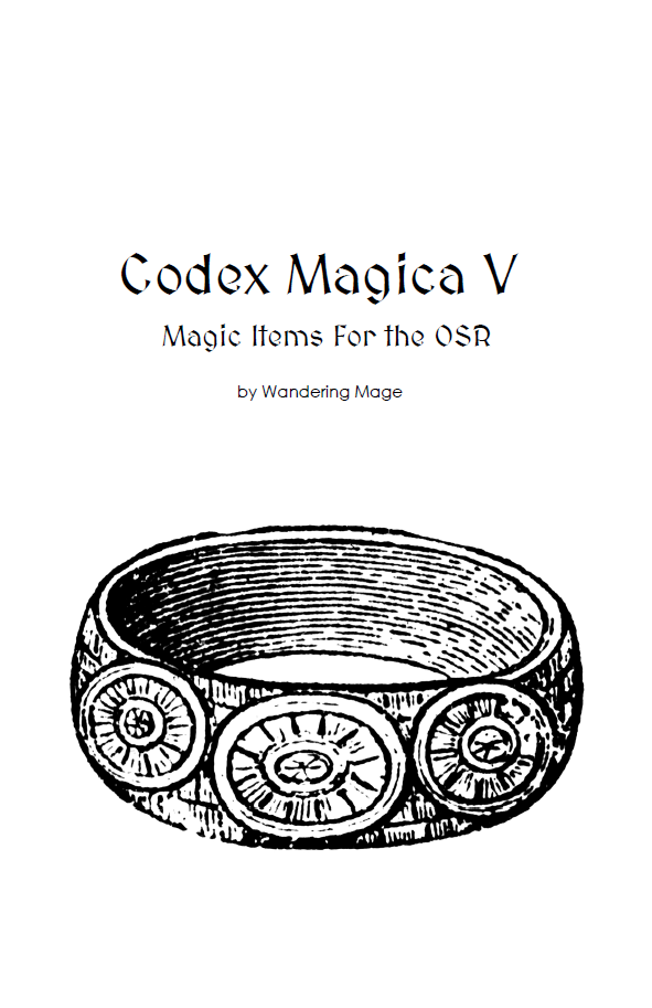 Codex Magica V - New Magic Items for OSR and Shadowdark - Wandering ...