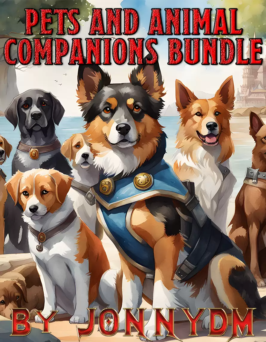 Pets and Animal Companions [BUNDLE] - JonnyDM | DriveThruRPG