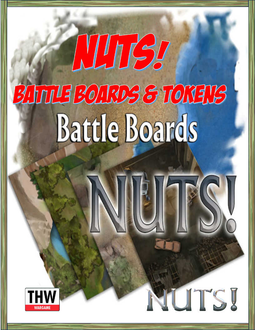 NUTS! Battle Boards and Counters - Two Hour Wargames | DriveThruRPG