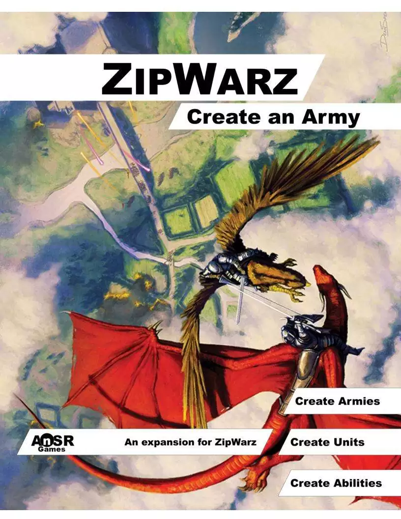 ZipWarz Create an Army - AnSR Games | DriveThruRPG