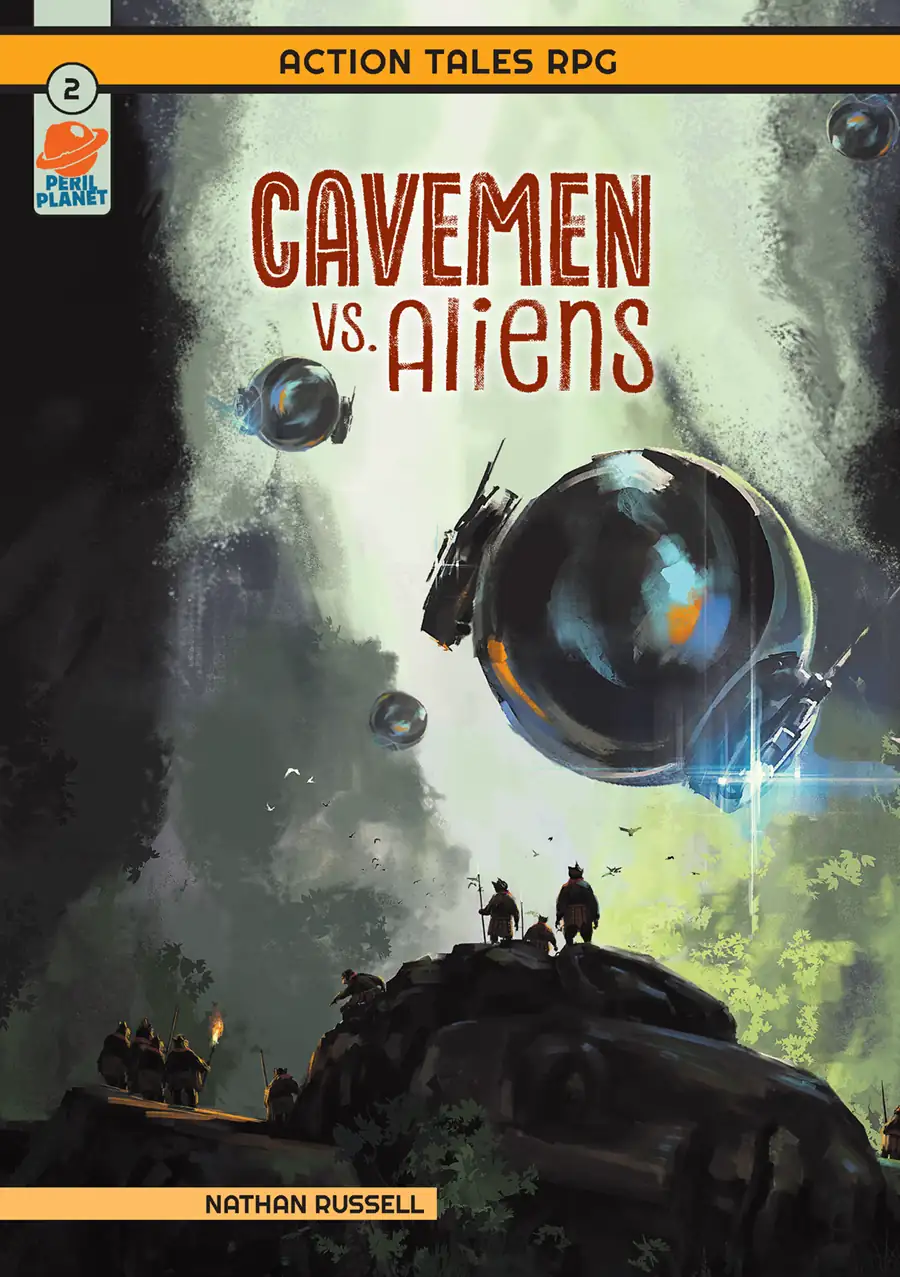 Cavemen Vs. Aliens - Peril Planet | DriveThruRPG