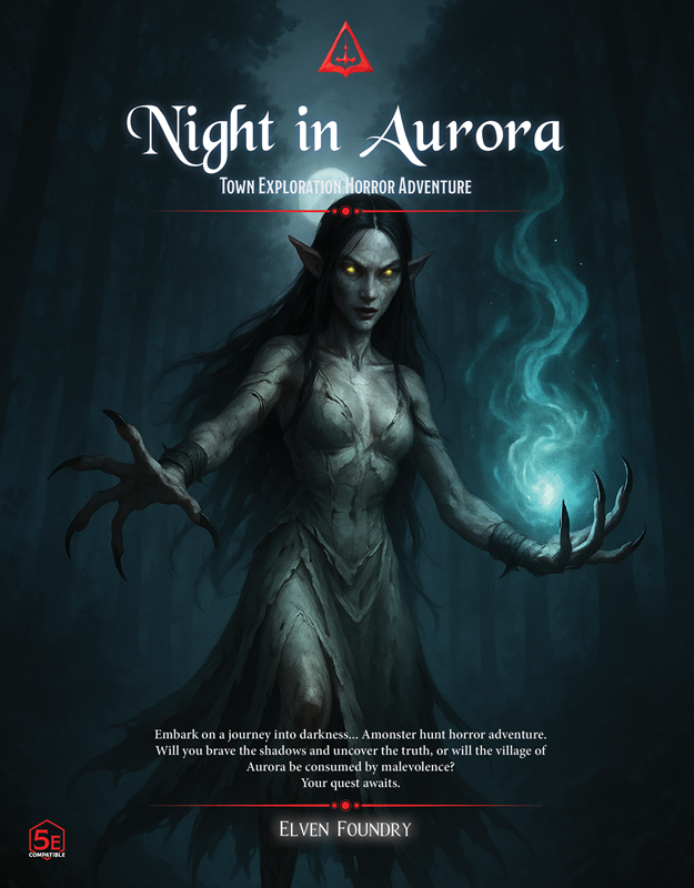Night In Aurora Easy Print Edition Elven Foundry Drivethrurpg