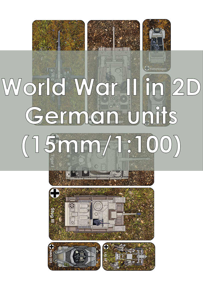 World War 2 in 2D German Units 1:100 (15 mm) - TankettePublishing ...