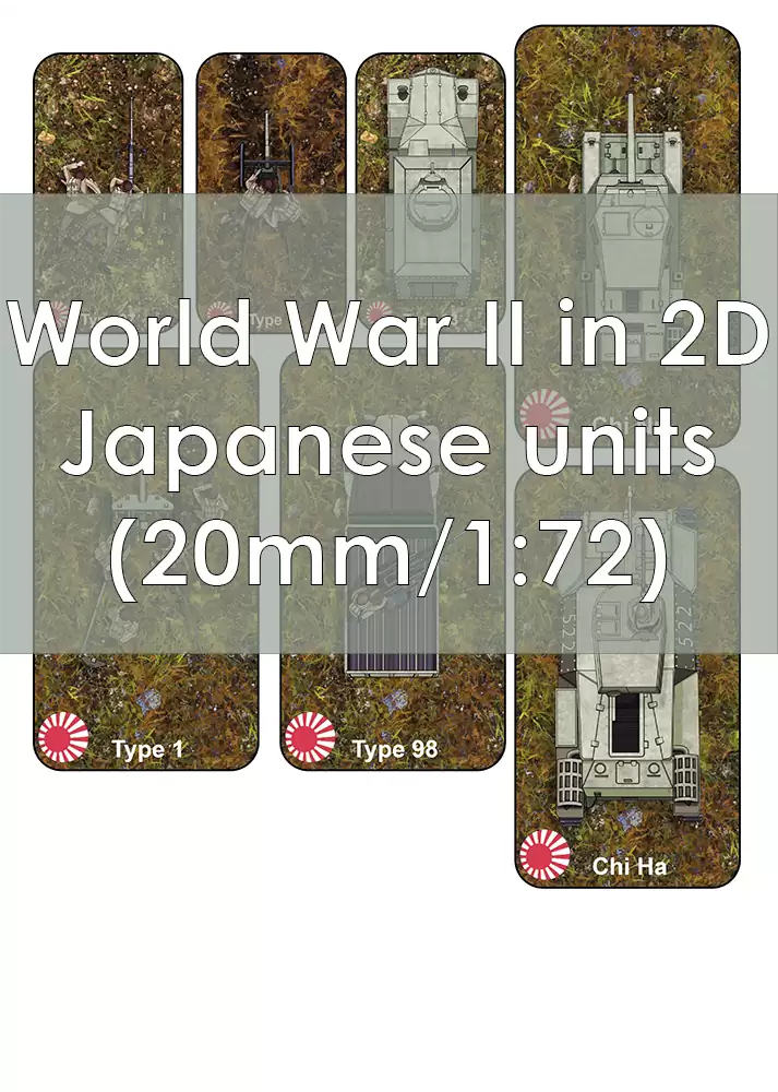 World War 2 in 2D Japanese Units 1:72 (20 mm) - TankettePublishing ...